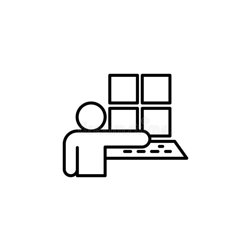 Man Security Silhouette System Stock Illustrations – 778 Man Security ...