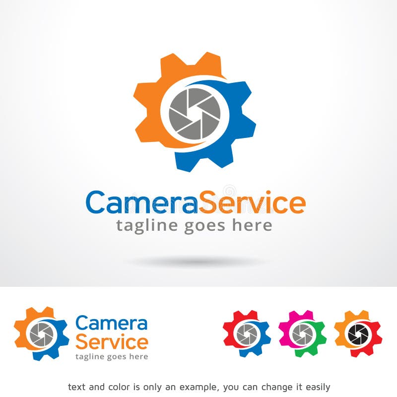 Service Logo Template Design Vector Stock Vector - Illustration of ...