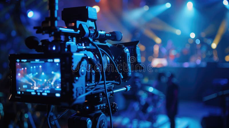 A Camera Set Up on a Stable Tripod. Ideal for Photography Concepts ...