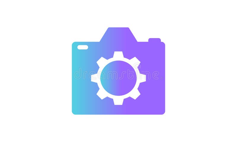 Setting Camera Picture Button Vector Icon Stock Vector - Illustration ...