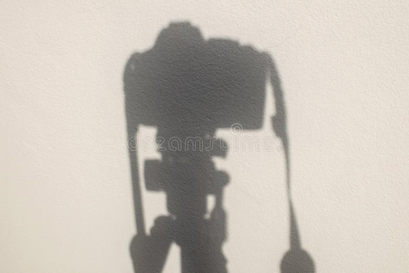 Camera shadow stock illustration. Illustration of retro - 75721889