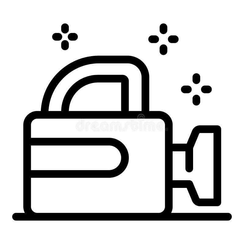 Camera for Shooting Icon, Outline Style Stock Vector - Illustration of ...