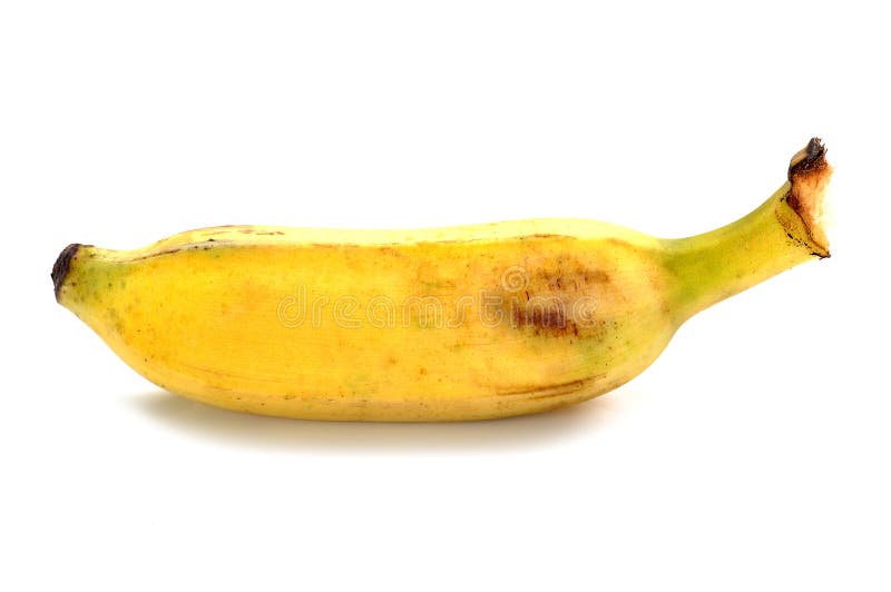 Single Banana Isolated. Beautiful, Edible Yellow Banana. Vector ...