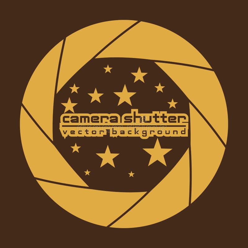 Camera shutter background stock illustration. Illustration of aperture ...