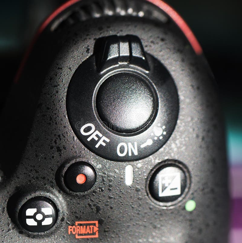 Camera Shutter Button Close Up Stock Photo - Image of reflex, shoot ...