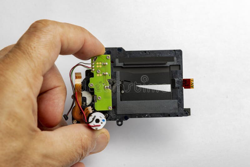 Camera Shutter. Camera Mechanism Stock Image - Image of digital, dslr ...