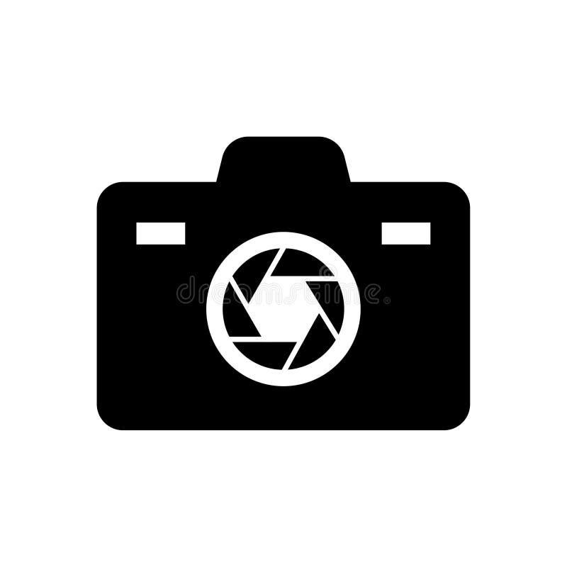 Camera Shutter Icon stock vector. Illustration of icon - 144089874