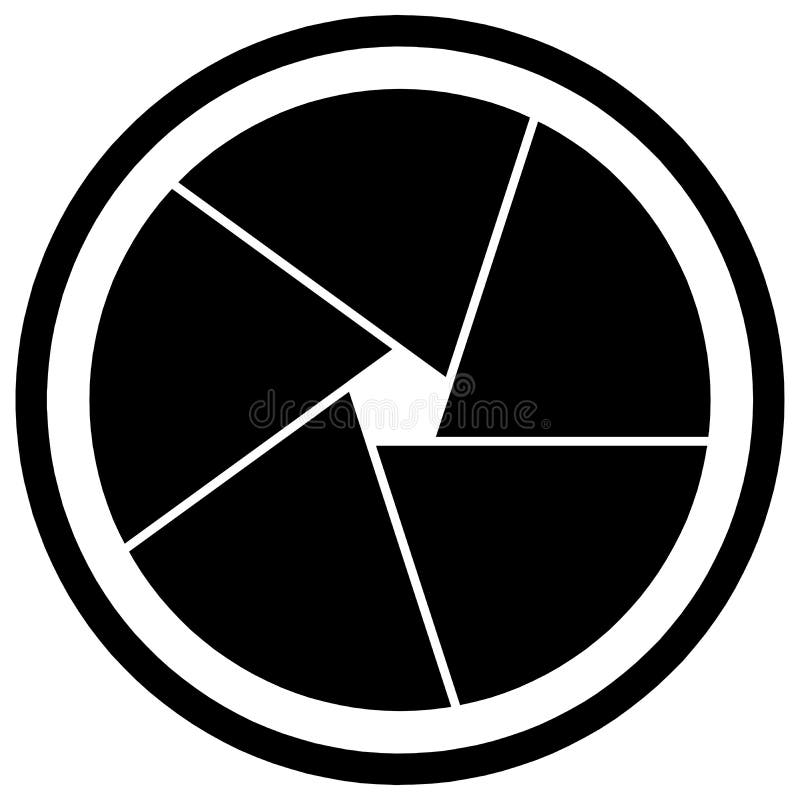 Camera Shutter Icon Symbol and Shutter Blade Vector Stock Vector ... Camera Shutter Icon Symbol and Shutter Blade Vector Stock Vector ...