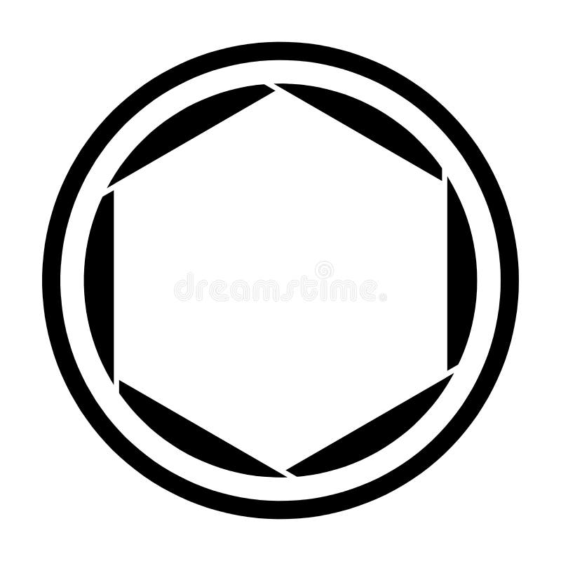 Camera Shutter Icon Symbol and Shutter Blade Vector Stock Vector ... Camera Shutter Icon Symbol and Shutter Blade Vector Stock Vector ...