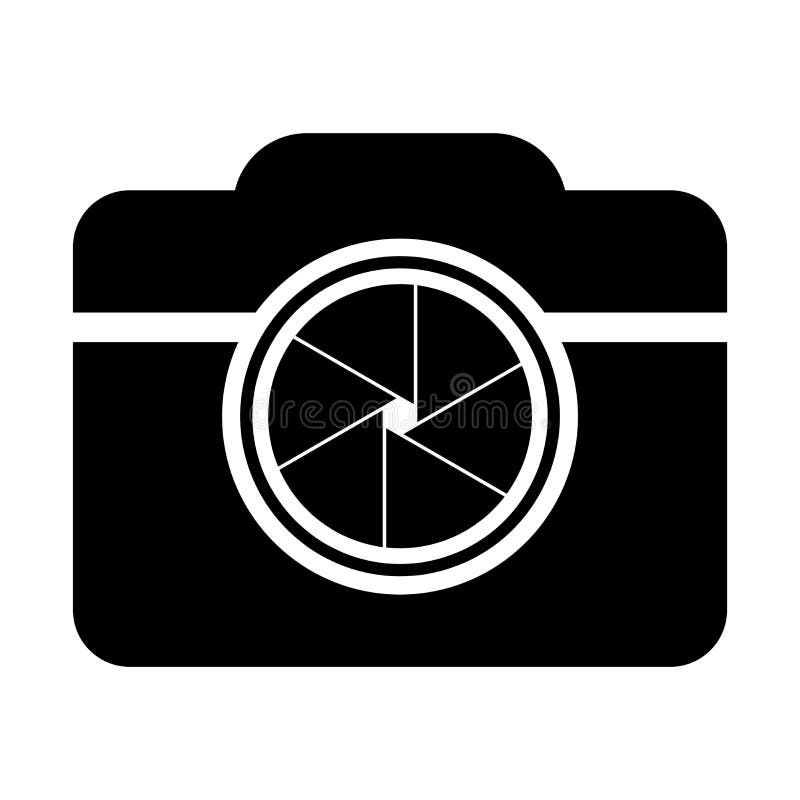 Camera Shutter Icon Symbol and Shutter Blade Vector Stock Vector ...