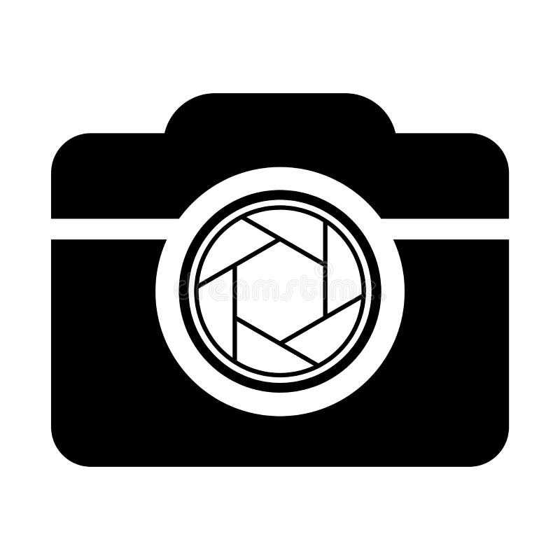Camera Shutter Icon Symbol and Shutter Blade Vector Stock Vector ...