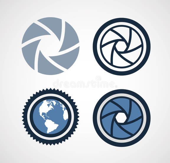 Camera Shutter Illustration Stock Vector - Illustration of flat, camera ...