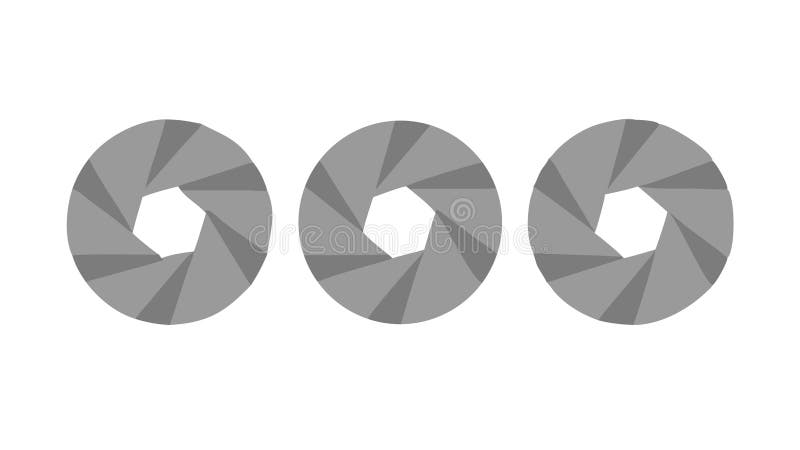Camera Shutter Iris Abstract Design, Vector Design Generative AI Stock ...