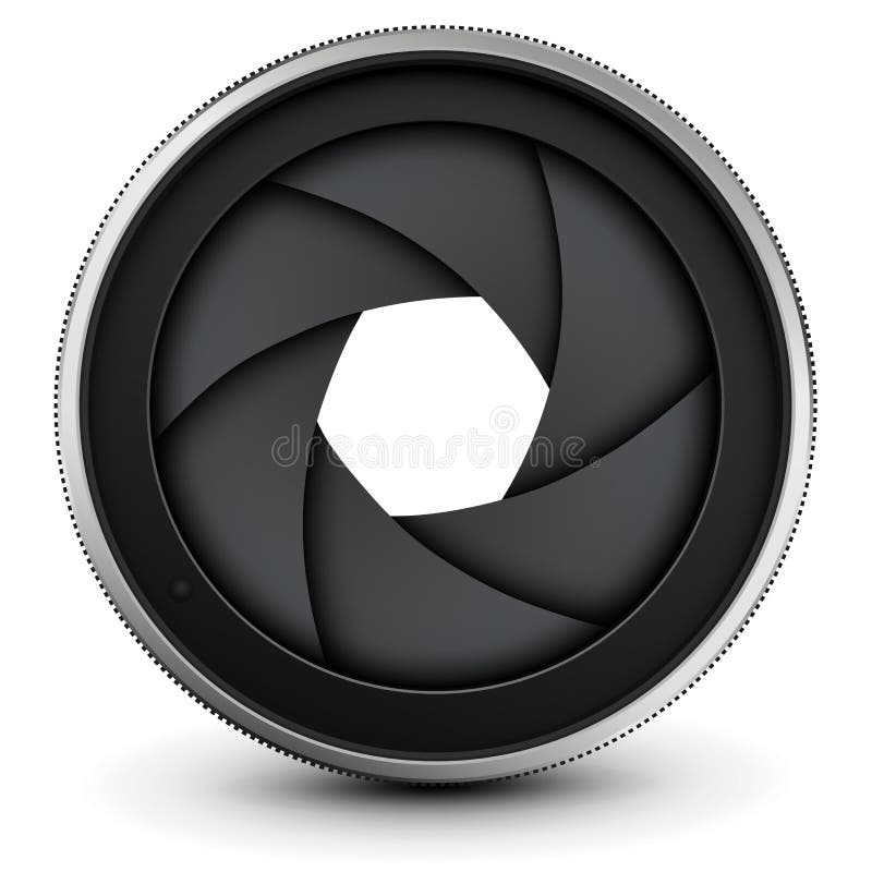 The Stylized Shutter of Camera Stock Vector - Illustration of gadgets ...