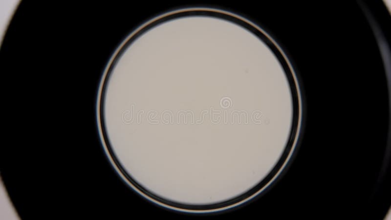 Camera Shutter Opensure on Dark. Aperture or Iris Leaves Open 25FPS ...