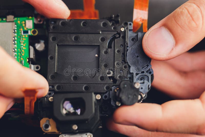 Camera Shutter Part. Electronic Shutter Device Component of Electronic ...