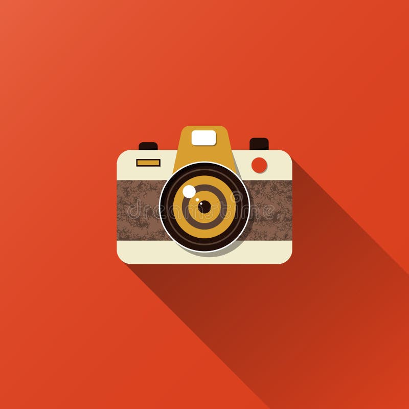 Camera Shutter Retro Style Vector Background Stock Vector ...