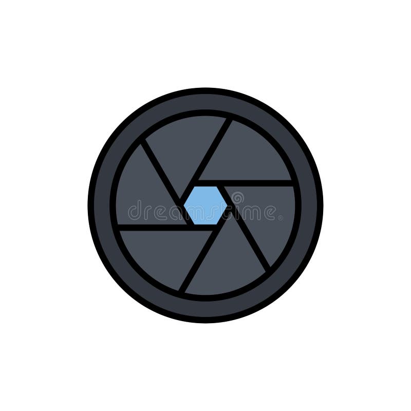 Camera Shutter Vector Icon Sign Symbol Stock Vector Illustration Of