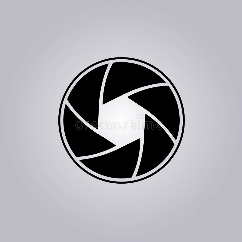 Camera shutter stock vector. Illustration of focus, background - 79770601