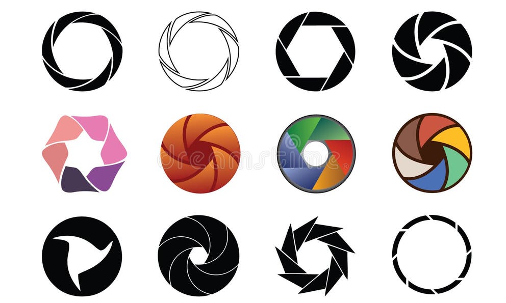 Camera Shutters stock vector. Illustration of collection - 36979271