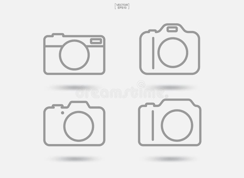 Camera Sign and Symbol. Photo Icon or Image Icon Stock Illustration ...