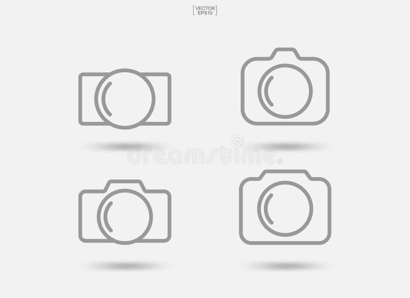 Camera Sign and Symbol. Photo Icon or Image Icon Stock Illustration ...