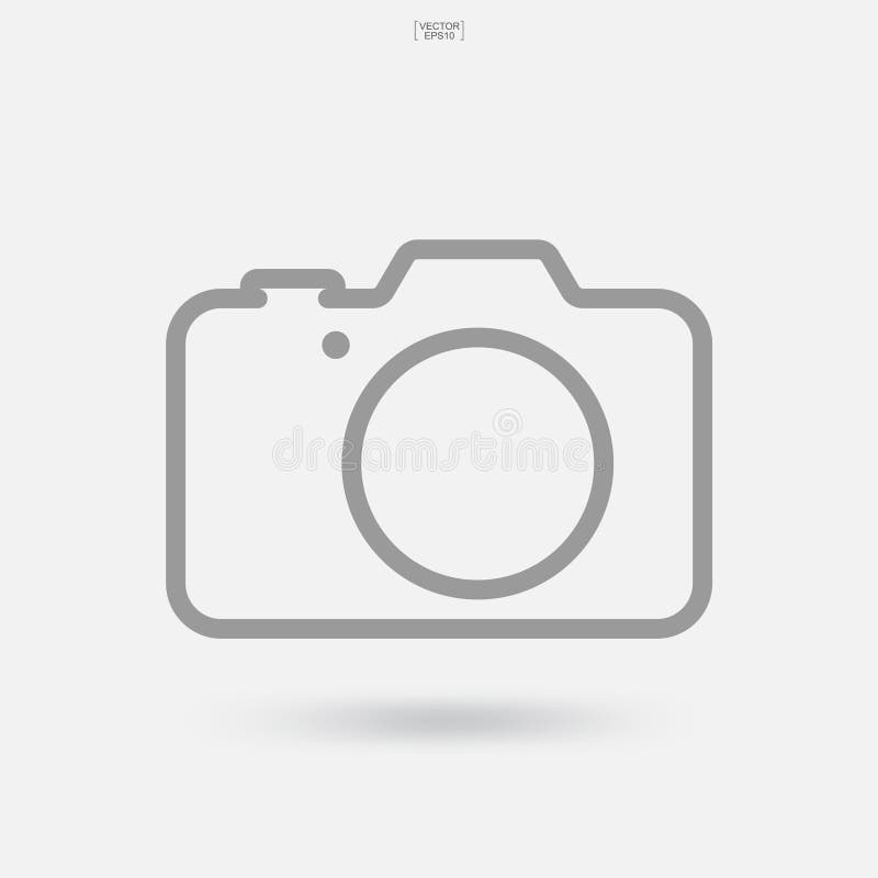 Camera Sign and Symbol. Photo Icon or Image Icon Stock Vector ...