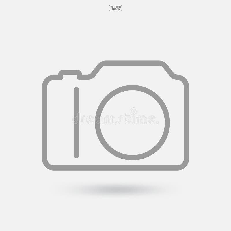 Camera Sign and Symbol. Photo Icon or Image Icon Stock Illustration ...