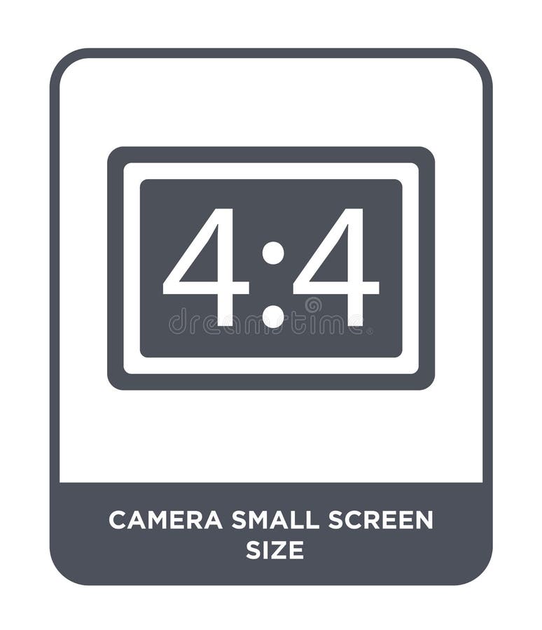Camera Small Screen Size Icon in Trendy Design Style. Camera Small ...
