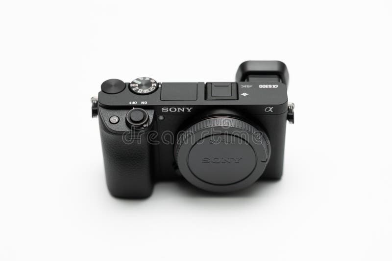 Camera Sony Alpha A6300 Mirrorless Editorial Image - Image of objects ...