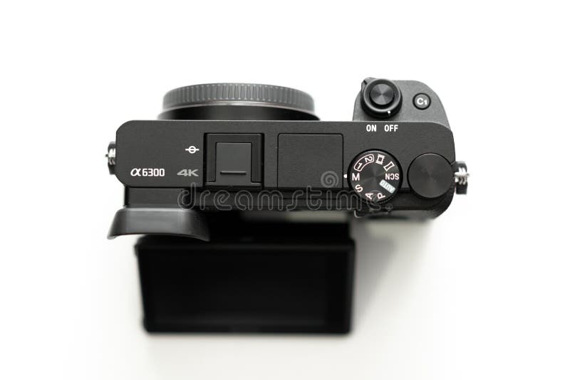 Camera Sony Alpha A6300 Mirrorless Editorial Stock Image - Image of ...