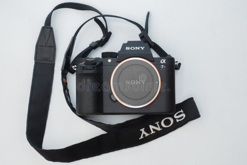 Sony Alpha Mirrorless Camera and E-mount Lenses Editorial Stock Image ...