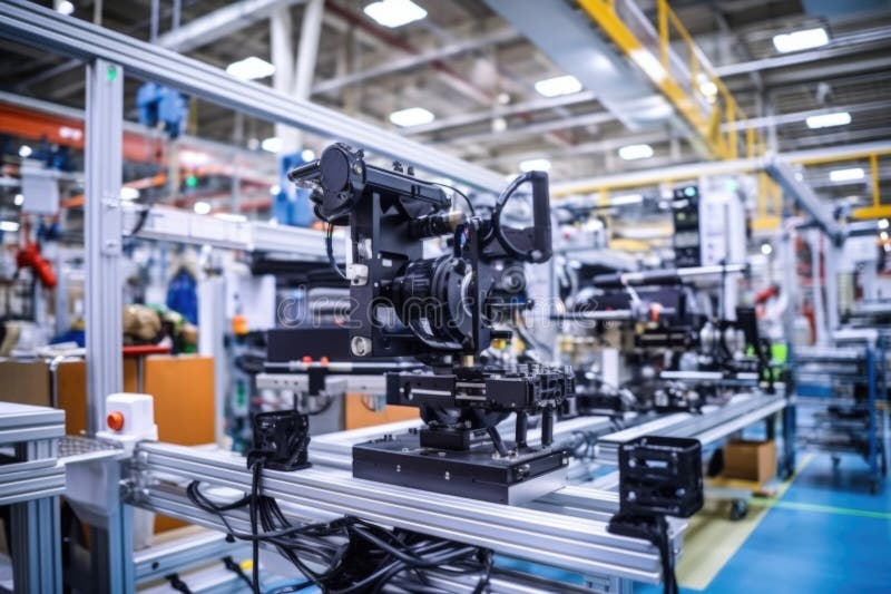 Camera Stabilizer Production in High-tech Factory Stock Image - Image ...