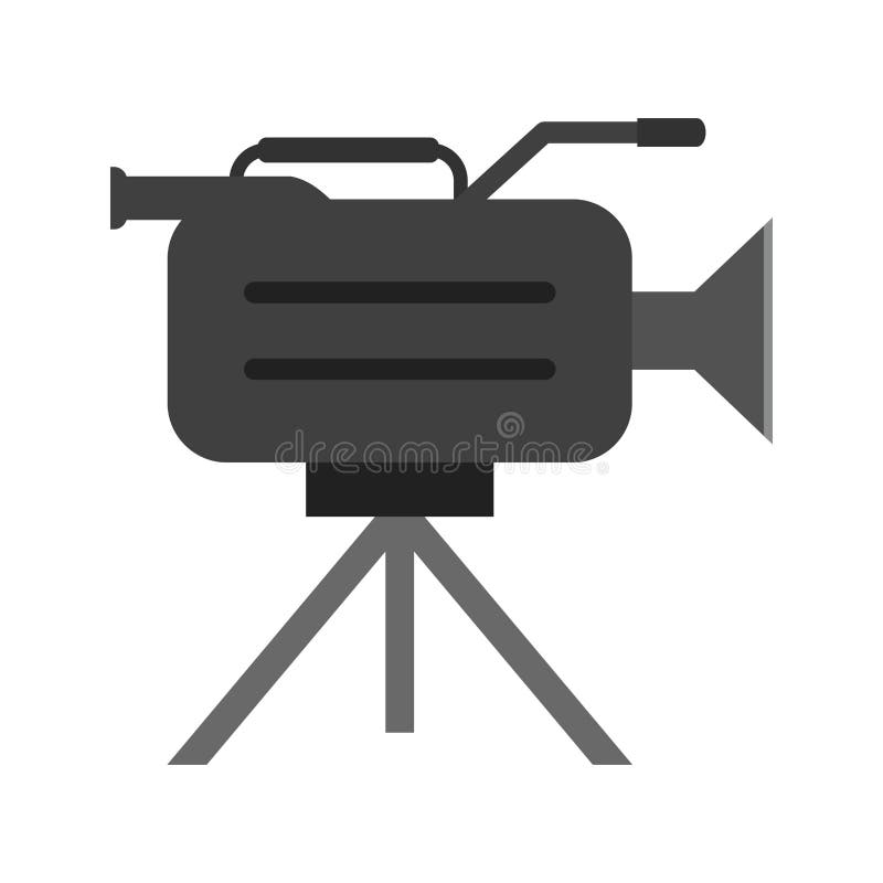 Camera on Stand stock vector. Illustration of shot, design - 99656834