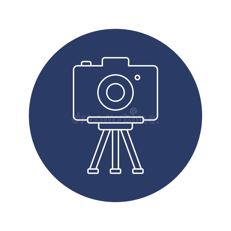 Camera Stand, Camera, Camera on Stand Icon Stock Vector - Illustration ...