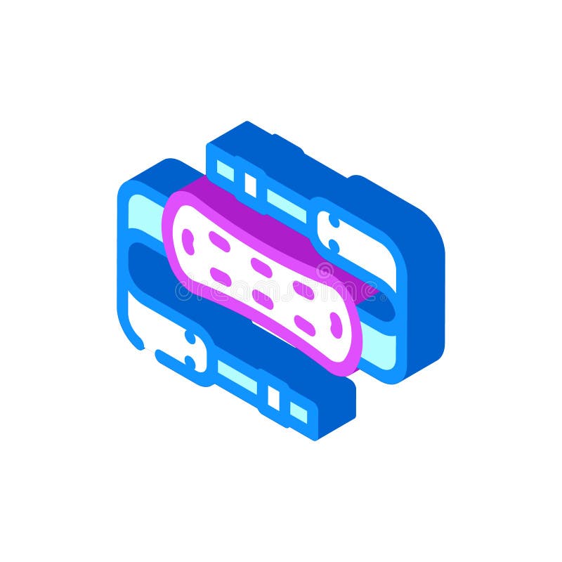 Camera Strap Isometric Icon Vector Illustration Stock Vector ...