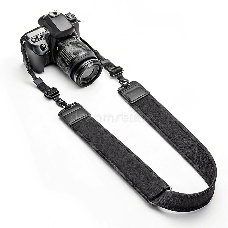Camera Strap with Quick Adjust Mechanism Stock Illustration ...
