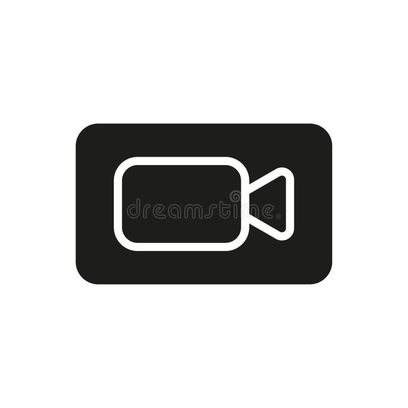 Camera Stream Icon. Computer Technology Concept. Team Work Concept ...