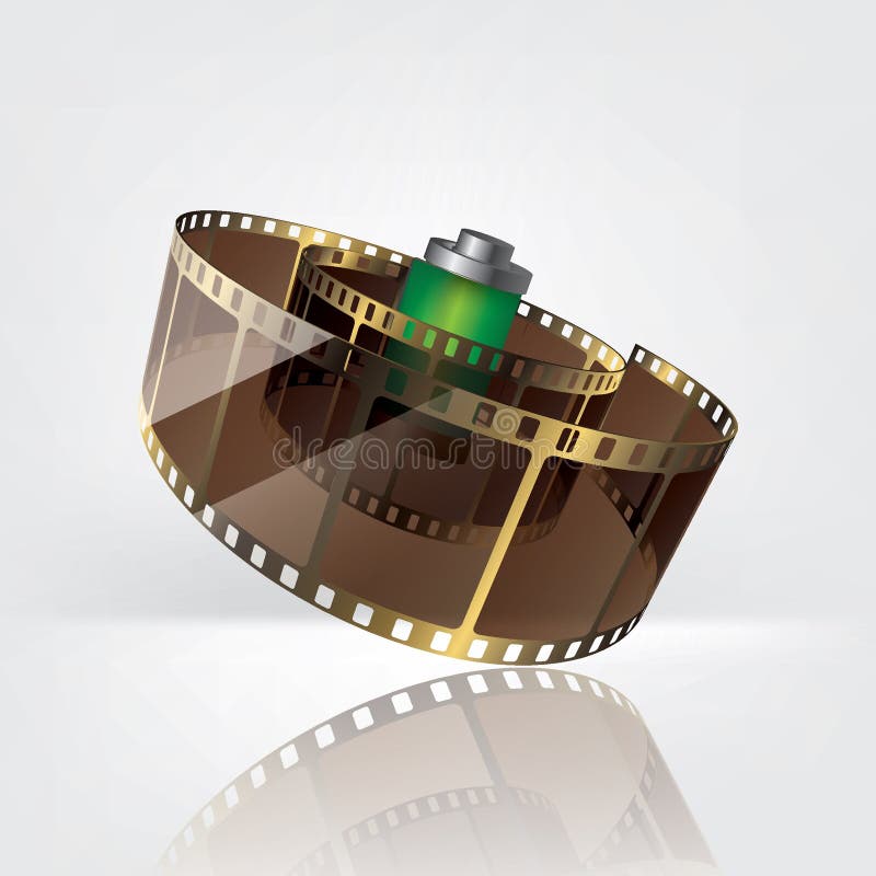 Camera Strip. Vector Illustration Decorative Design Stock Vector ...