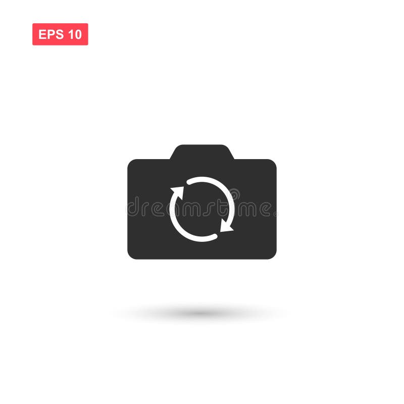 Camera Switch Vector Icon Design Isolated 2 Stock Vector - Illustration ...