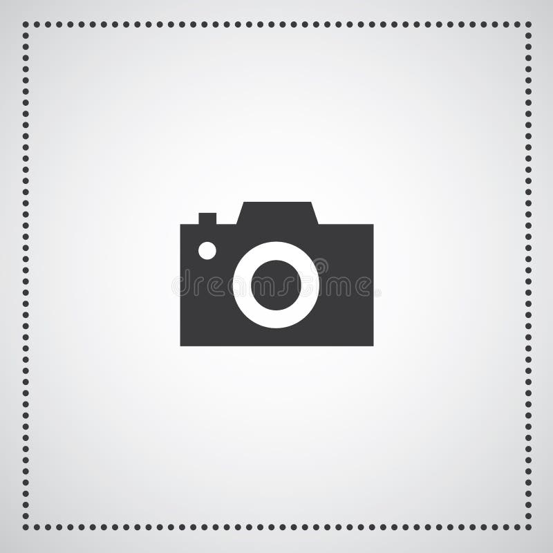 Camera symbol in framework stock vector. Illustration of lens - 89770182