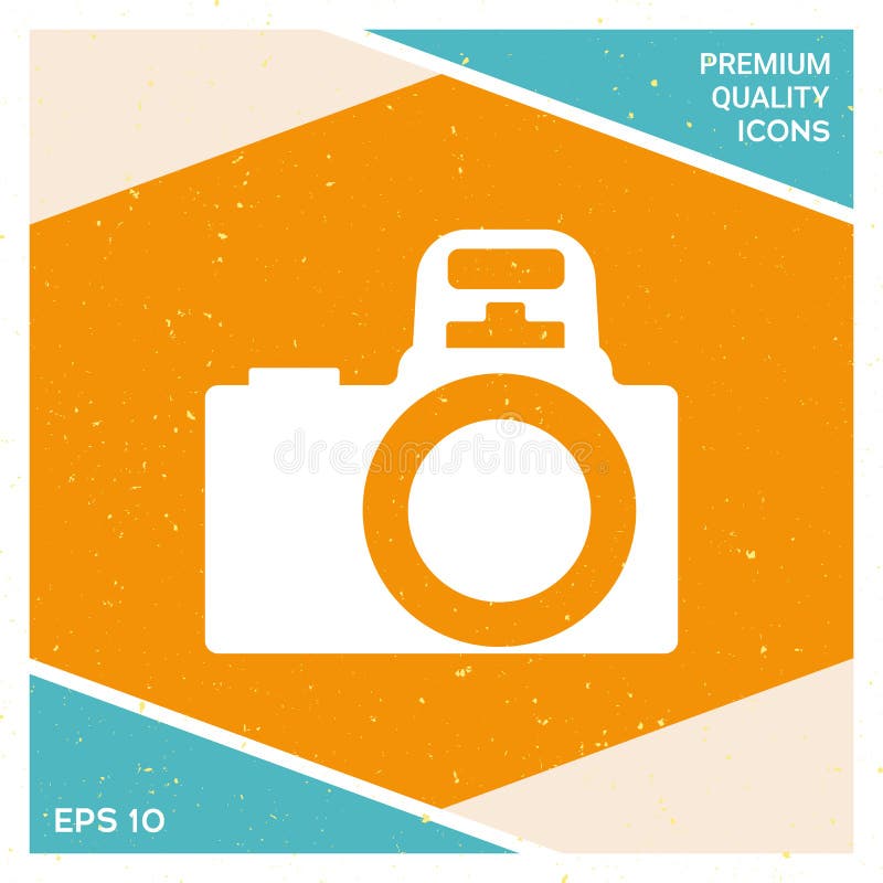 Camera symbol icon stock vector. Illustration of smart - 115841122