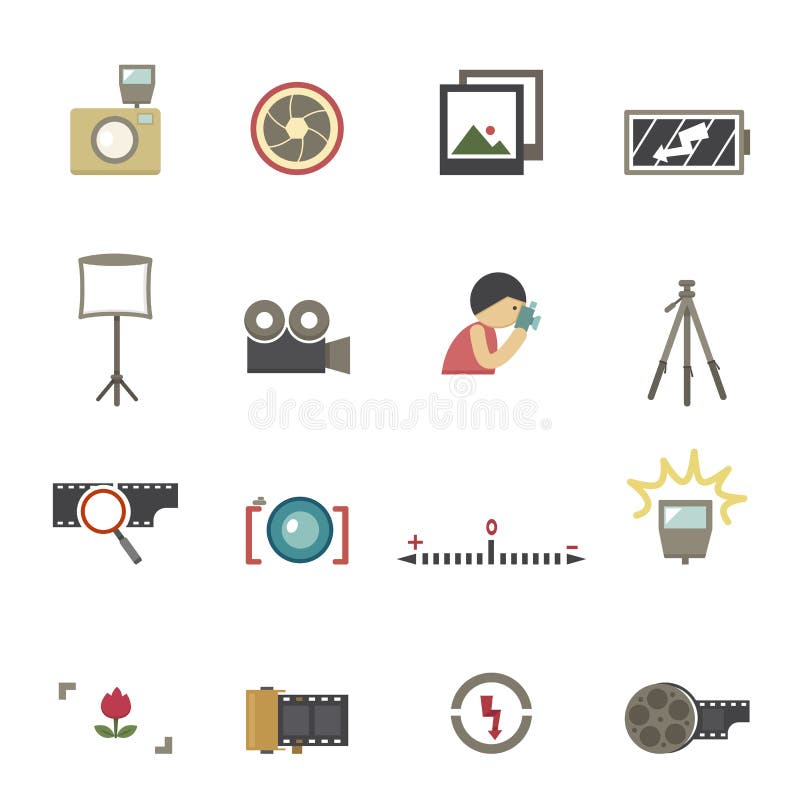 Camera symbol vector stock vector. Illustration of click - 42521413