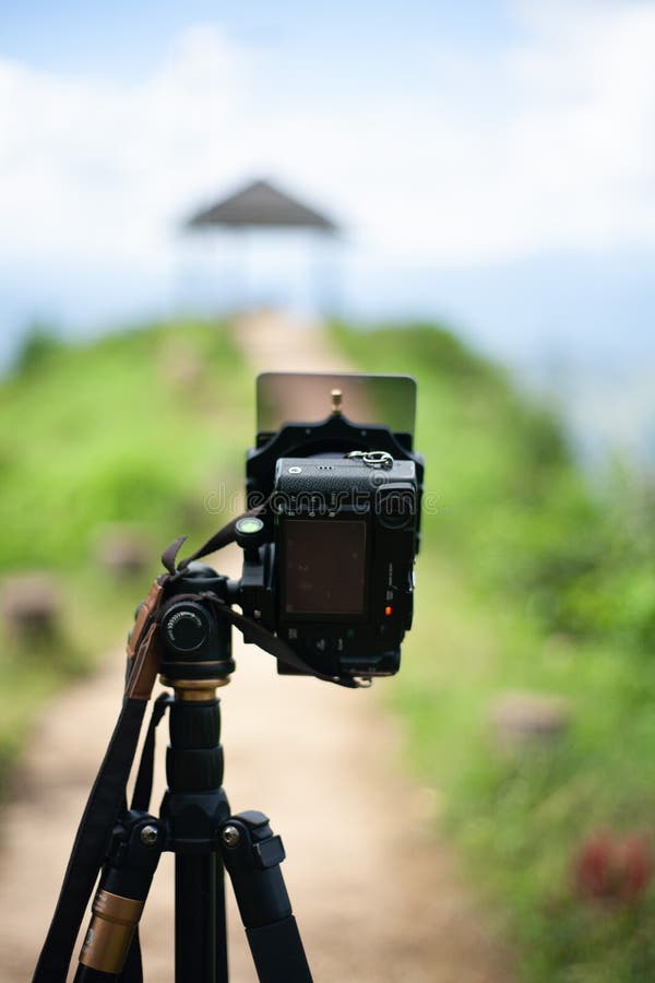 Camera Taking Long Exposure Shots Stock Image - Image of bokeh ...