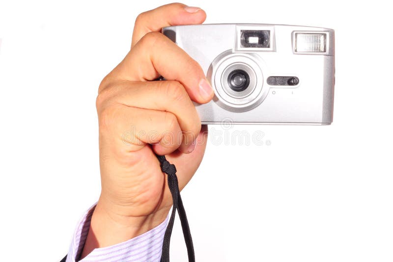 Camera taking photos stock photo. Image of hand, shutter - 28010000