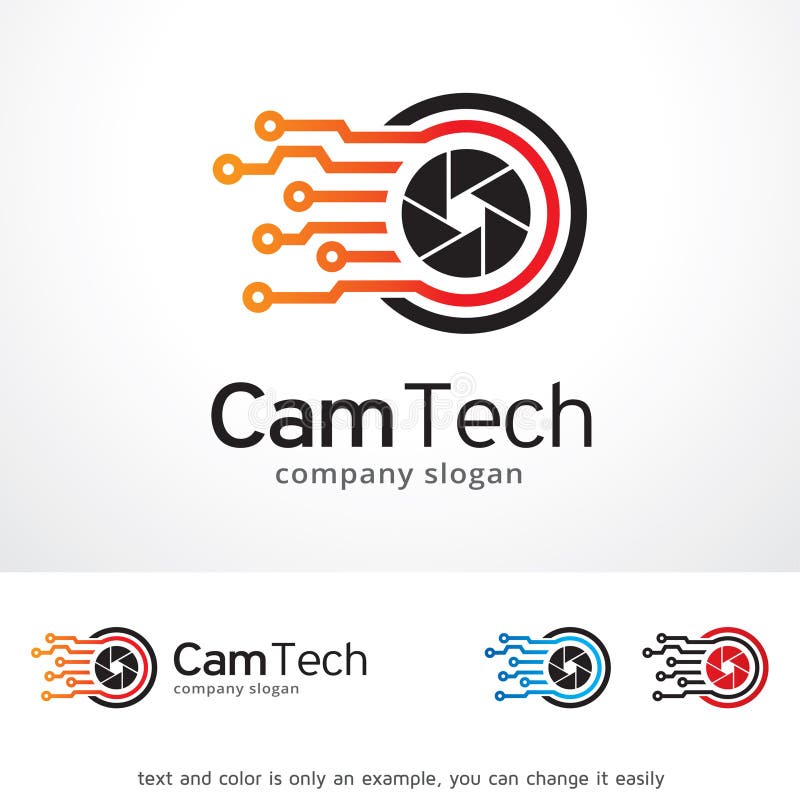 Camera Tech Logo Template Design Vector, Emblem, Design Concept ...