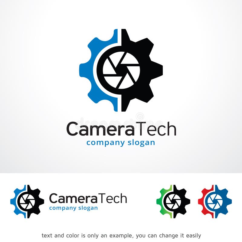 Camera Tech Logo Template Design Vector, Emblem, Design Concept ...