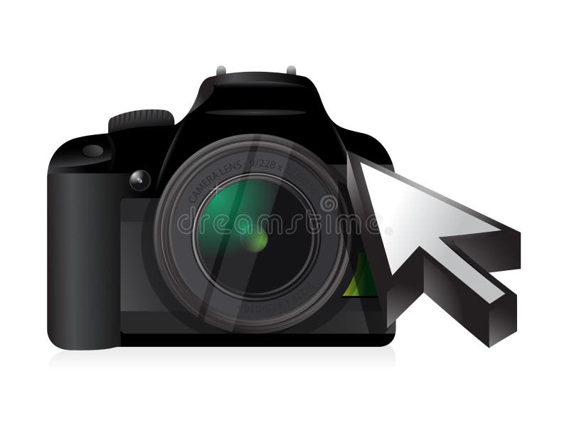 Camera and Technology Symbol Stock Vector - Illustration of sign ...