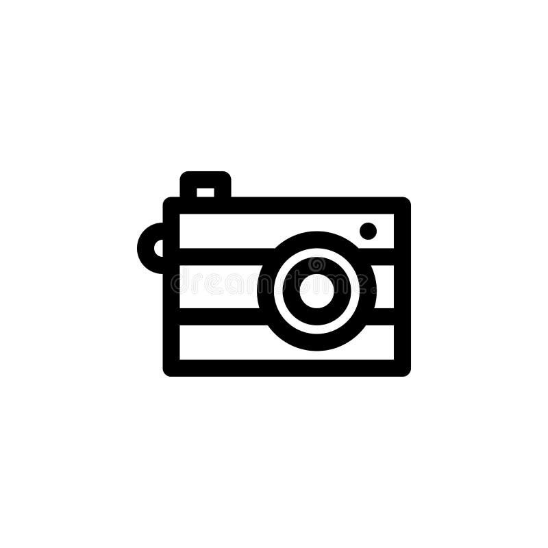 Camera Icon stock vector. Illustration of movie, electronics - 181931110