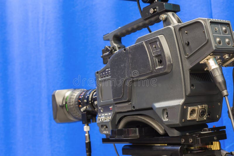 Camera stock photo. Image of broadcasting, interview - 78959822